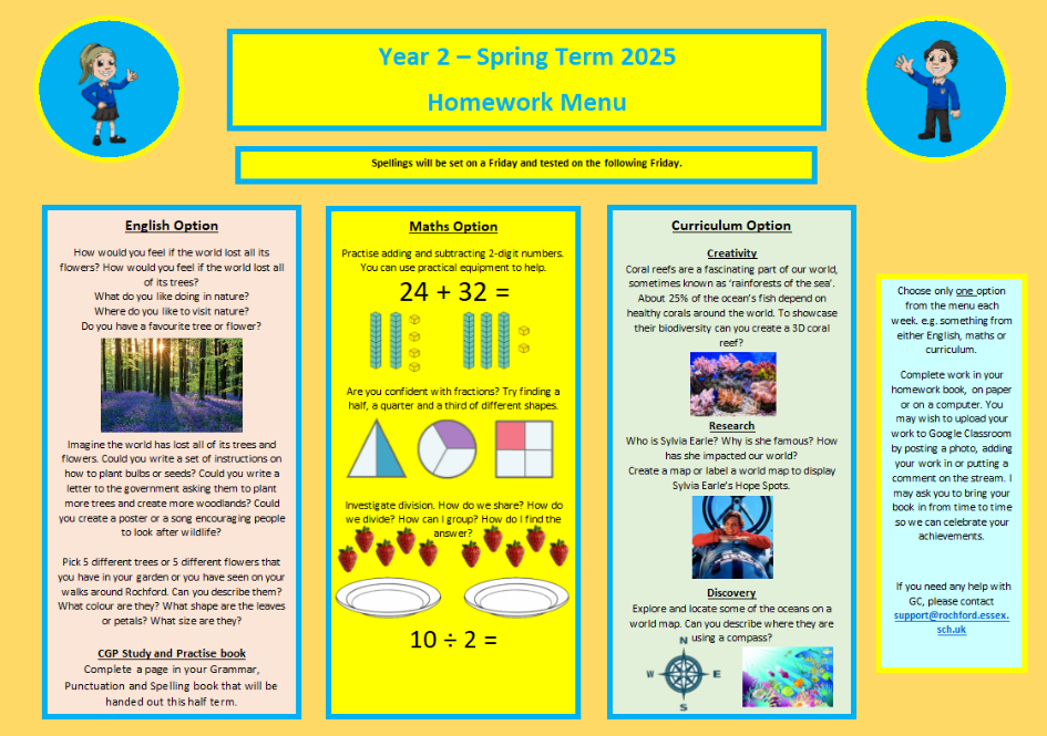 Rochford Primary School - Orange Class Year 2